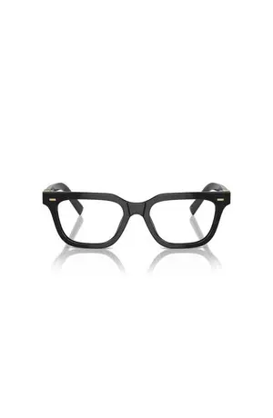 Miu Miu 53mm Rectangle Optical Glasses - Black