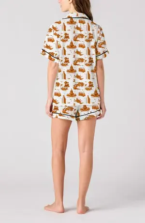 KATIE KIME Austin Toile Shorts Set