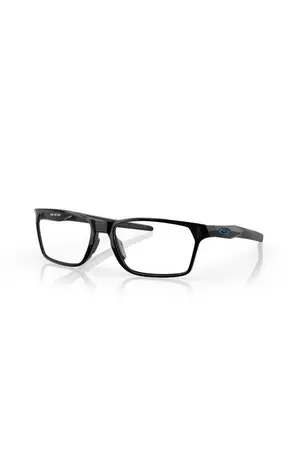 Oakley 55mm Rectangle Optical Glasses - Black