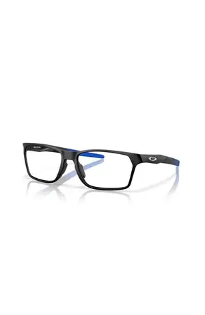 Oakley 55mm Rectangle Optical Glasses - Black/blue