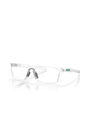 Oakley 55mm Rectangle Optical Glasses - Transparent