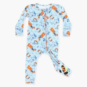 BELLABU BEAR Baby Convertible Footie - Jaws