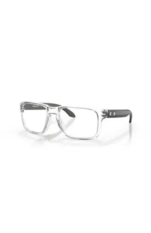 Oakley 56mm Square Full Rim Eyeglasses - Transparent