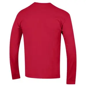 Champion Nc State Wolfpack Arch Over Logo 2-hit Long Sleeve T-shirt - Red