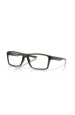 Oakley 57mm Rectangle Full Rim Eyeglasses - Green