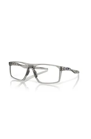 Oakley 58mm Rectangle Optical Glasses - Grey