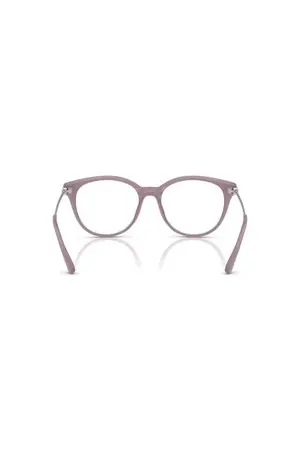 Michael Kors Round Full Rim Eyeglasses - Violet