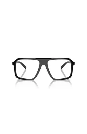 Michael Kors 57mm Square Optical Eyeglasses - Black
