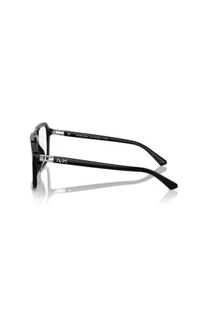 Michael Kors 57mm Square Optical Eyeglasses - Black
