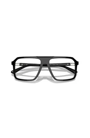 Michael Kors 57mm Square Optical Glasses - Black