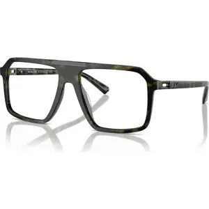 Michael Kors 57mm Square Optical Eyeglasses - Green