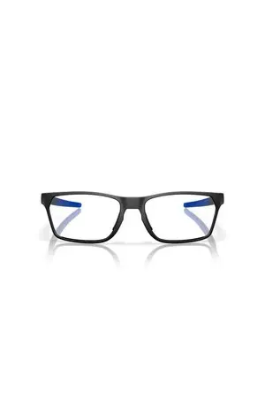 Oakley 57mm Rectangle Eyeglasses - Black/blue