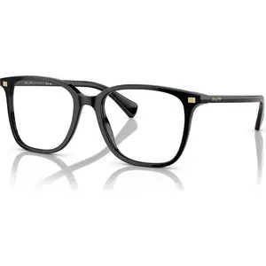Ralph Lauren 55mm Square Full Rim Eyeglasses Black