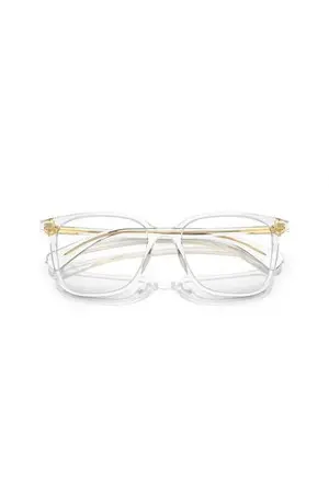Ralph Lauren 55mm Square Full Rim Eyeglasses - Transparent