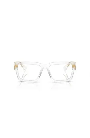 Miu Miu Rectangle Full Rim Optical Glasses - Transparent