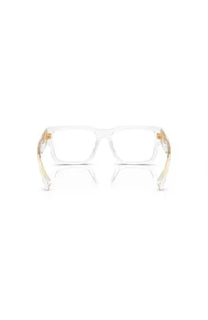 Miu Miu Rectangle Full Rim Optical Glasses - Transparent