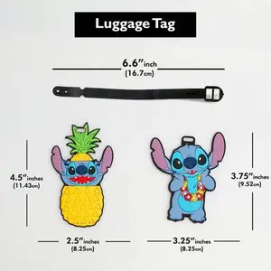 Disney Luggage Travel Tags Set Of 4