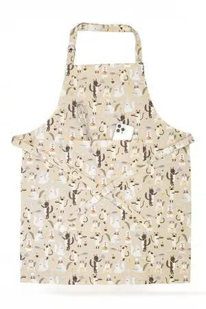 CATTINGTON Kitchen Apron For Cat Lovers - Feline Foodies, Cooking Cats