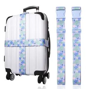 Disney Stitch Tropical Luggage Strap Set
