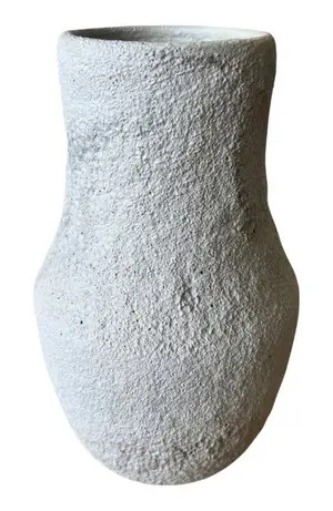 GINA DESANTIS CERAMICS Leda Crater Vase - Gray