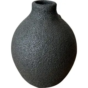 GINA DESANTIS CERAMICS Ara Crater Vase - Black
