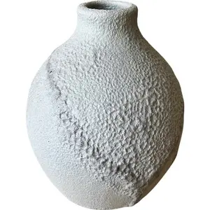 GINA DESANTIS CERAMICS Ara Crater Vase - Gray