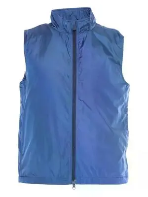 Aspesi Zip-front Sleeveless Gilet - Blue