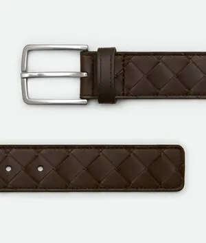 Bottega Veneta Intrecciato Leather Belt