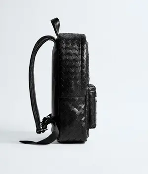 Bottega Veneta Small Intrecciato Backpack - Black