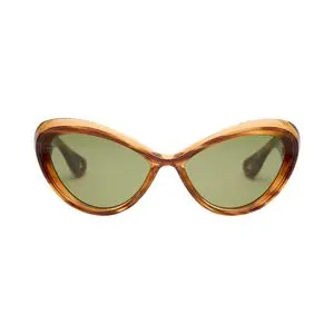 JEAN PAUL GAULTIER Parisian Cat Sunglasses - Brown