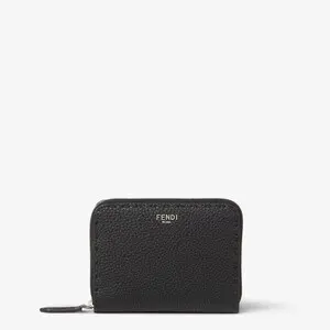 Fendi Selleria Zipped Wallet - Black