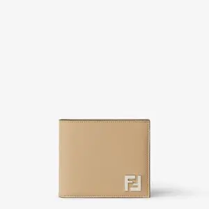 Fendi Squared Ff Wallet - Beige