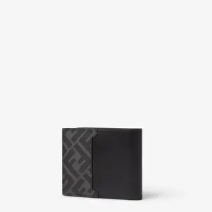 Fendi Ff Squared Bifold Wallet - Black