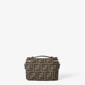 Fendi Jacquard Vanity Bag - Brown