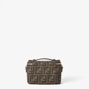 Fendi Jacquard Vanity Bag - Brown