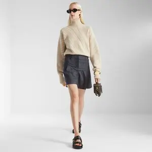 Fendi Jacquard Vanity Bag - Brown