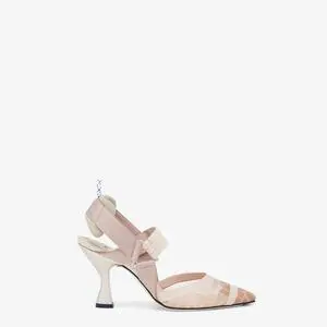 Fendi Colibrì Slingbacks With Ff Motif - Pink