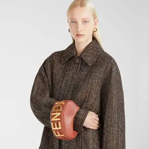 Fendi Fendigraphy Mini Hobo Bag - Brown