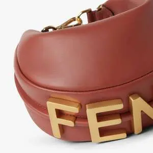 Fendi Fendigraphy Mini Hobo Bag - Brown