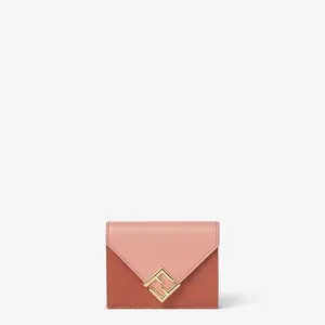 Fendi Ff Diamonds Wallet - Pink