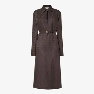 Fendi Midi Shirt Dress - Brown