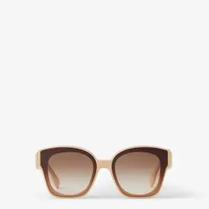 Fendi Fendi First Square Sunglasses Pink