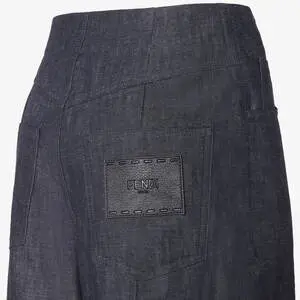 Fendi High-waisted Wide-leg Trousers