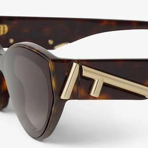 Fendi First Cat-eye Sunglasses - Brown