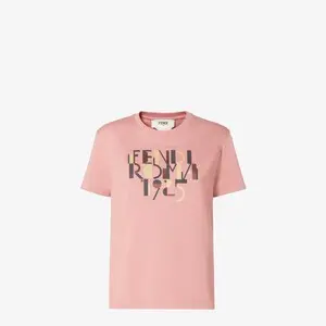 Fendi Roma 1925 Print Cotton T-shirt