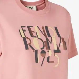 Fendi Roma 1925 Print Cotton T-shirt