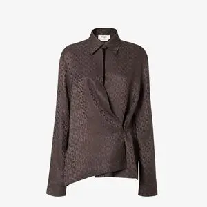 Fendi Long-sleeved Shirt - Brown