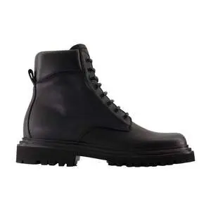 Dolce & Gabbana Classic Hammer Ankle Boots - Black