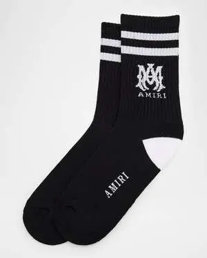 Amiri Ribbed Socks For Men