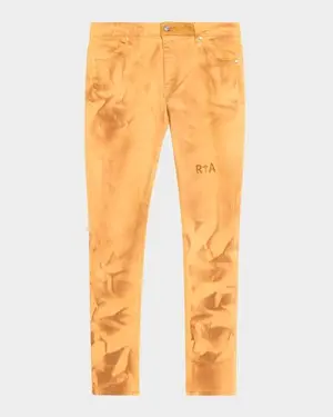 RtA Clayton Skinny Jeans - Sunset Mustard